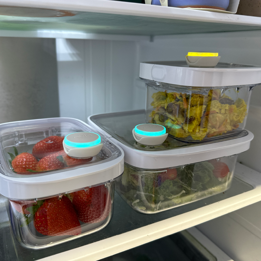 SmarterWare Set (3 OneTouch Containers & 3 LightTags) – Ovie